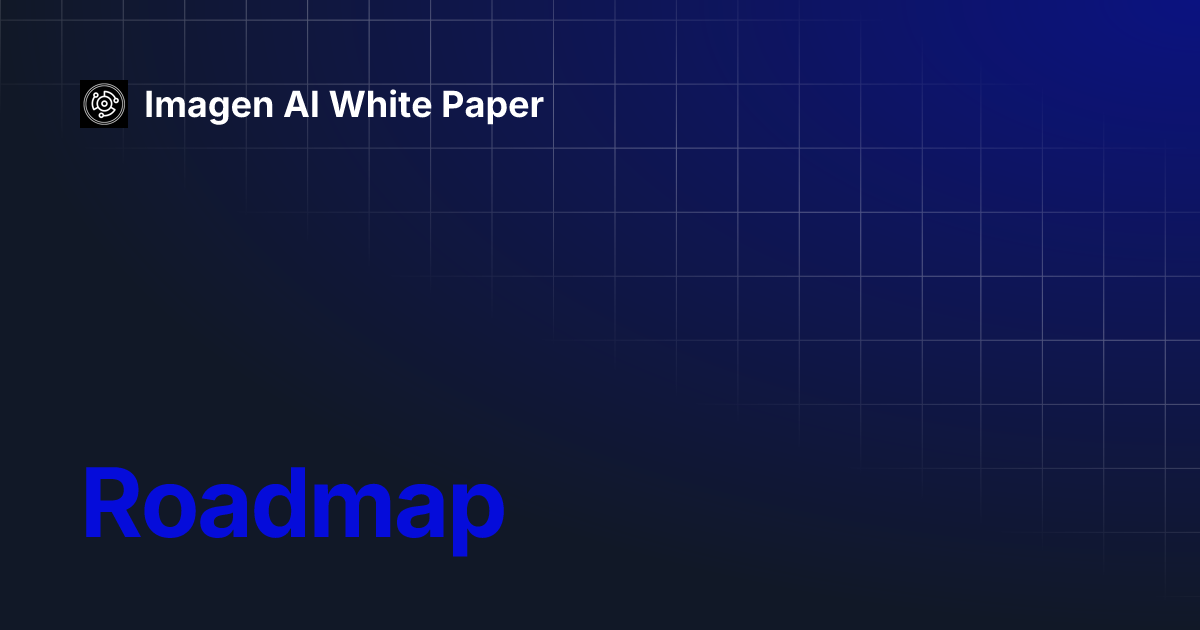 Roadmap | Imagen AI White Paper